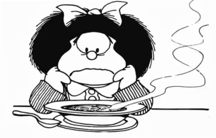 Mafalda, la sopa y otras curiosidades gastronómicas de Quino :: City ...